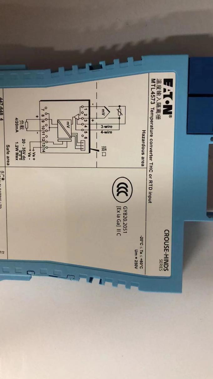 MTL4573 MTL Instruments Temperature Converter THC RTD Input Number Of ...