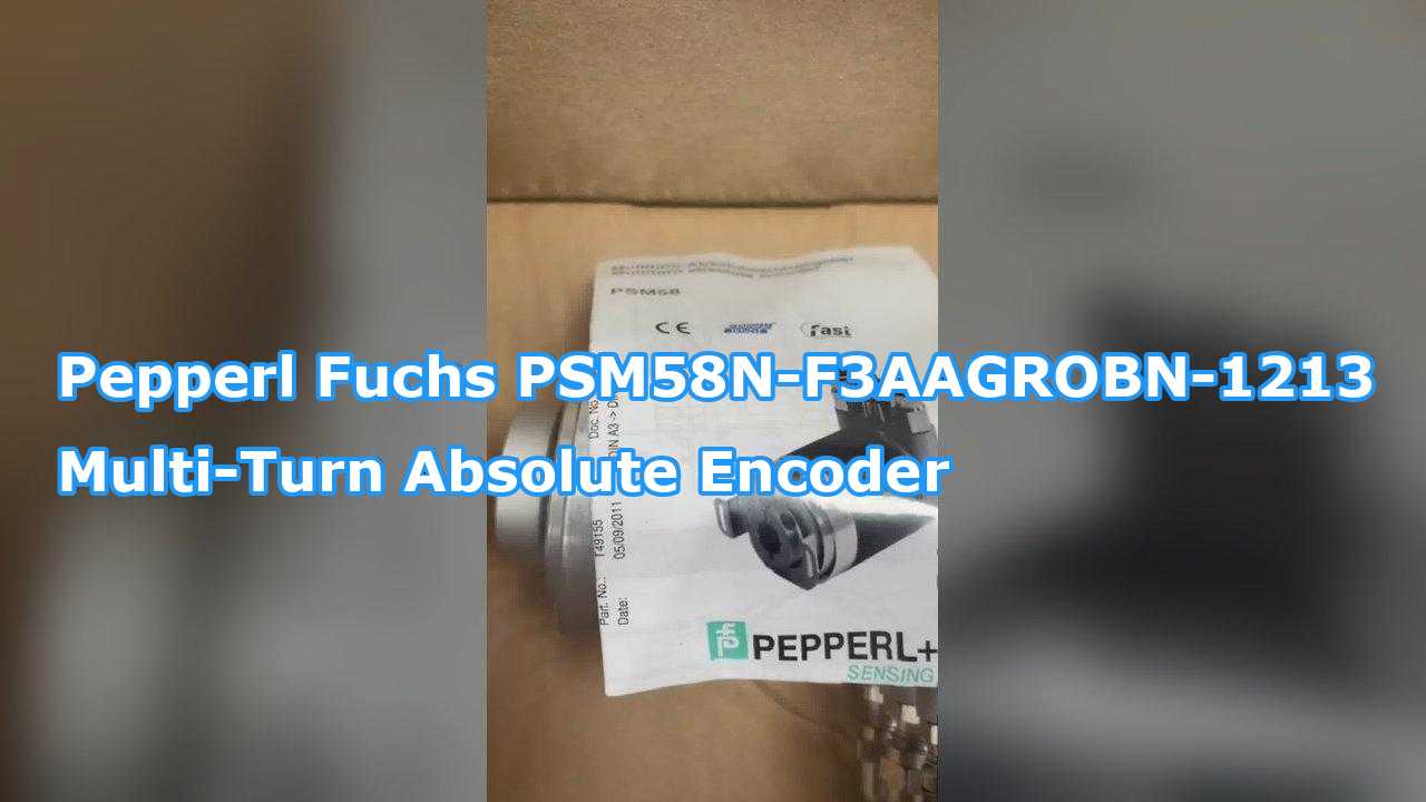 Pepperl Fuchs PSM58N-F3AAGROBN-1213 Multi-Turn Absolute Encoder