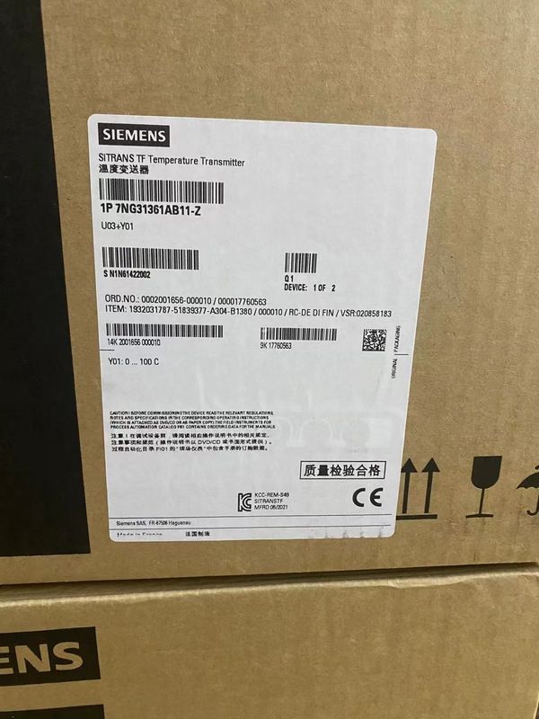 7NG3136-1AB11-Z U03+Y01 SIEMENS SITRANS TF Temperature Transmitter In Housing For Field Mounting