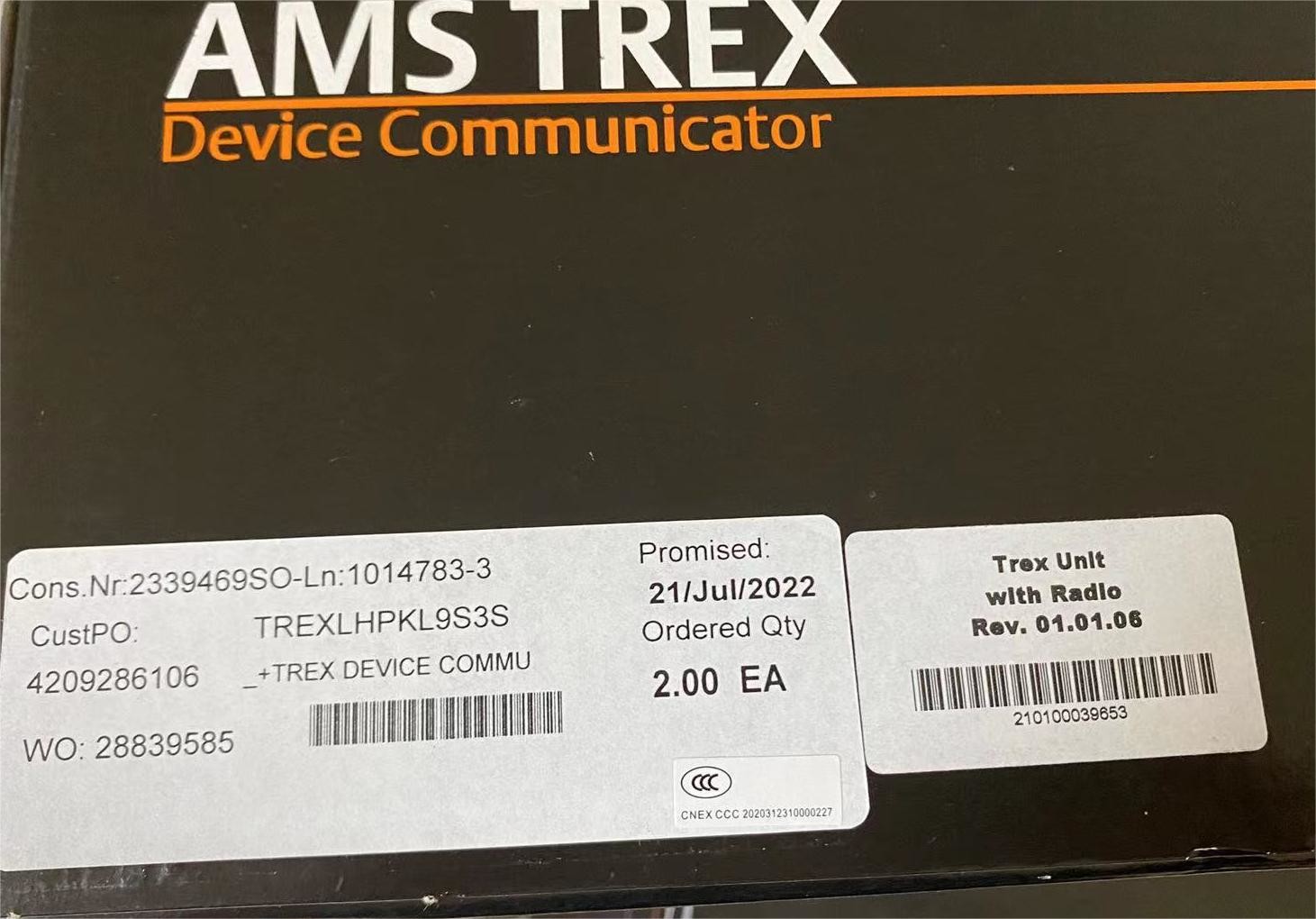 TREXLHPKL9S3S Emerson AMS Trex™ Device Communicator