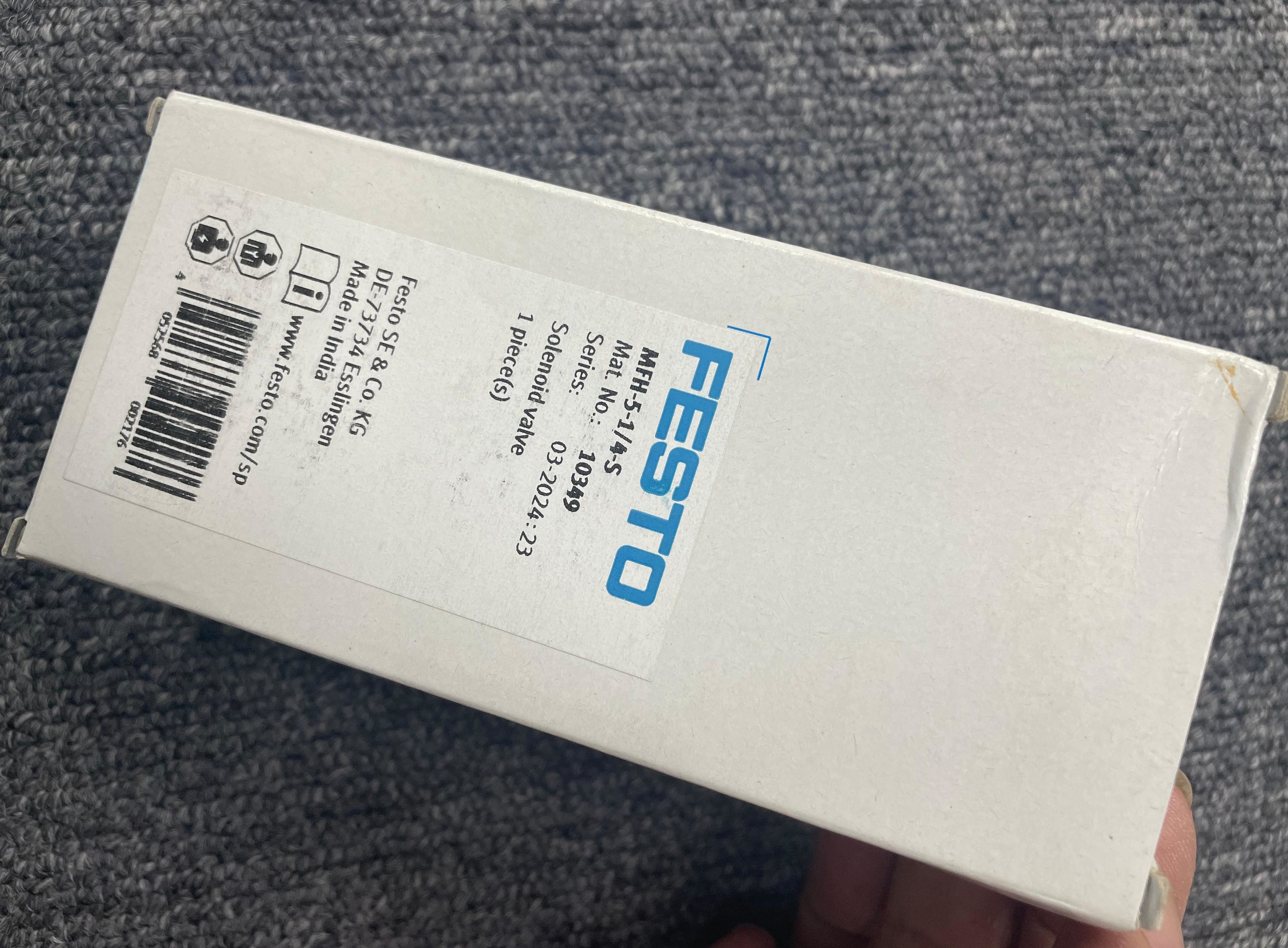 Festo MFH-5-1/4-S Air Mechanical Spring Solenoid Valve RS-485 Interface ...