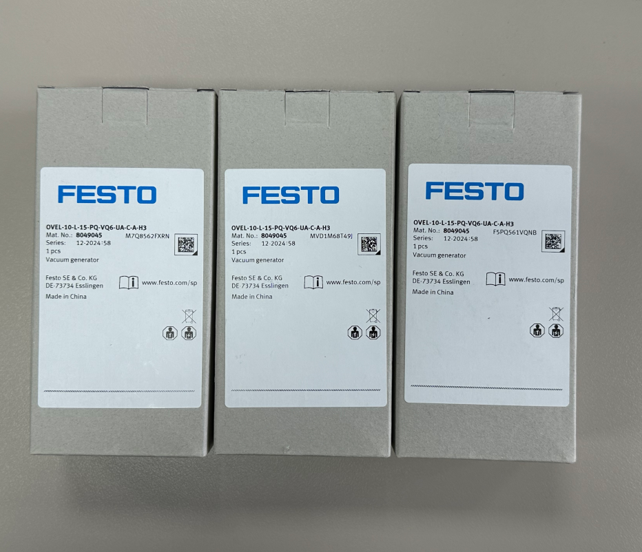 Festo OVEL-10-L-15-PQ-VQ6-UA-C-A-H3 Vacuum Pump